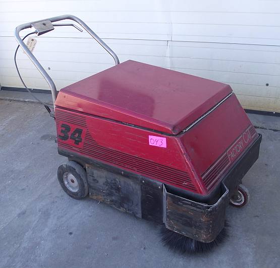#043 Factory Cat Model 34 Walk Behind Sweeper - Used 1 - Welter Storage