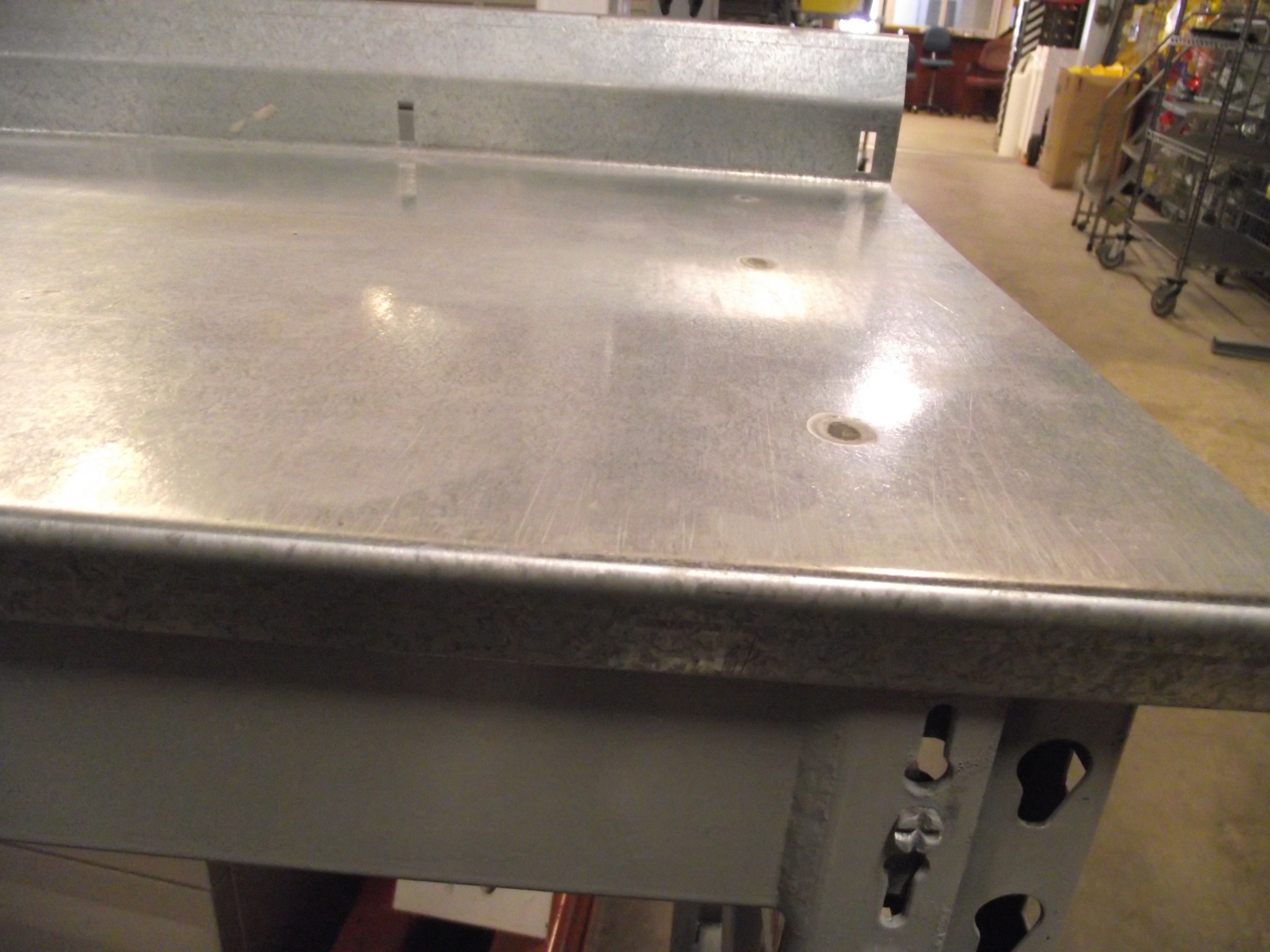 Maximus Galvanized Top 8' HD Work Bench - Welter Storage