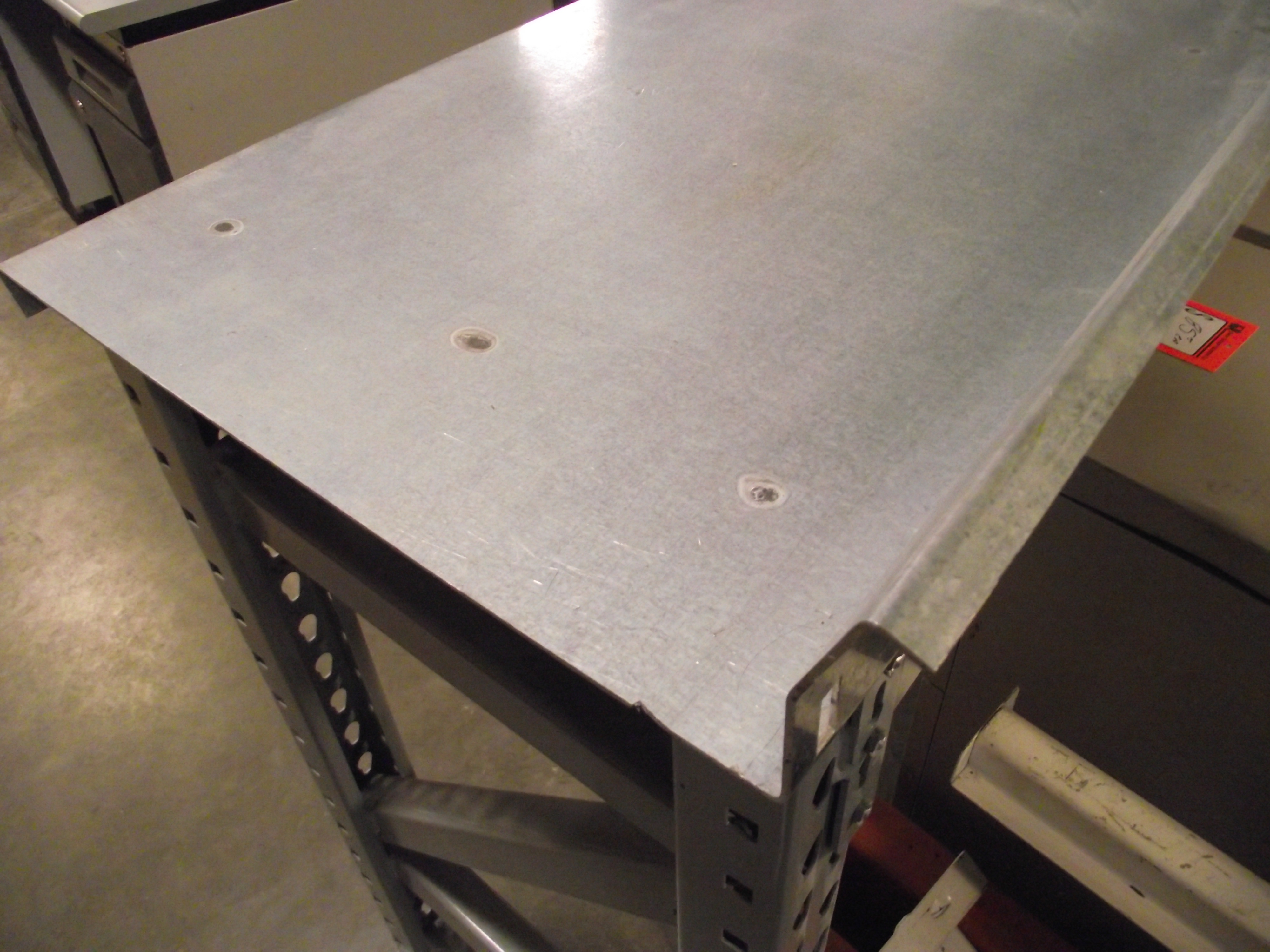 Maximus Galvanized Top 8' HD Work Bench - Welter Storage