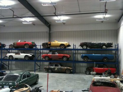 British Cars "On The Rack" - Ames, IA - Welter Storage