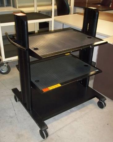 3-Shelf Computer Carts - Used 1 - Welter Storage
