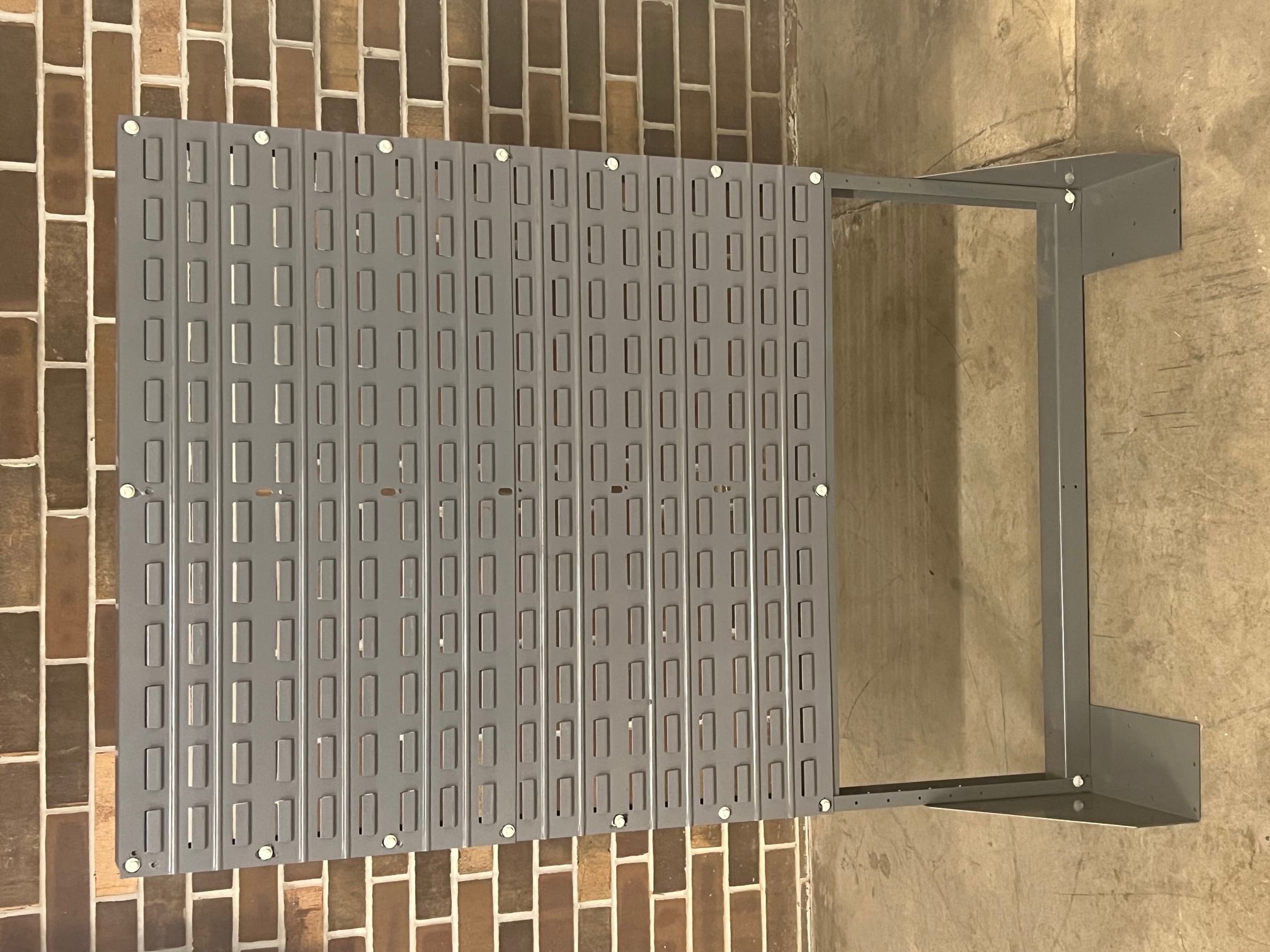 Single Sided Floor Rack Bin Organizer w/New Orbis Parts Bins - New ...